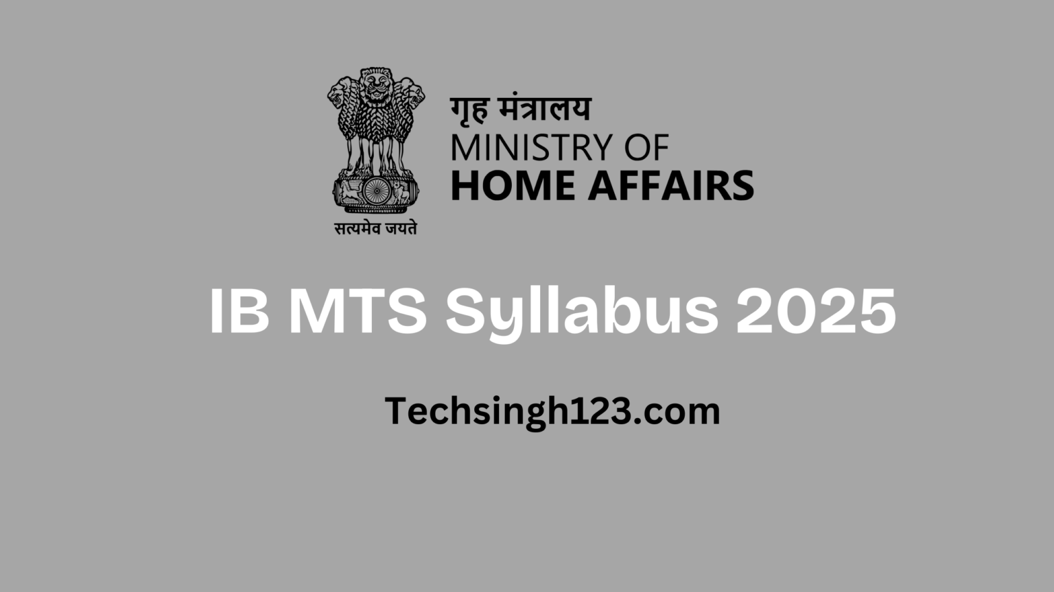 IB MTS Syllabus 2025: Exam Pattern, Subjects, and Important Topics