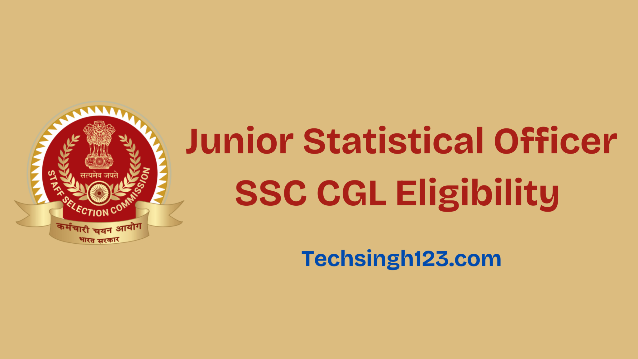Junior Statistical Officer SSC CGL Eligibility Criteria 2025: Age Limit ...